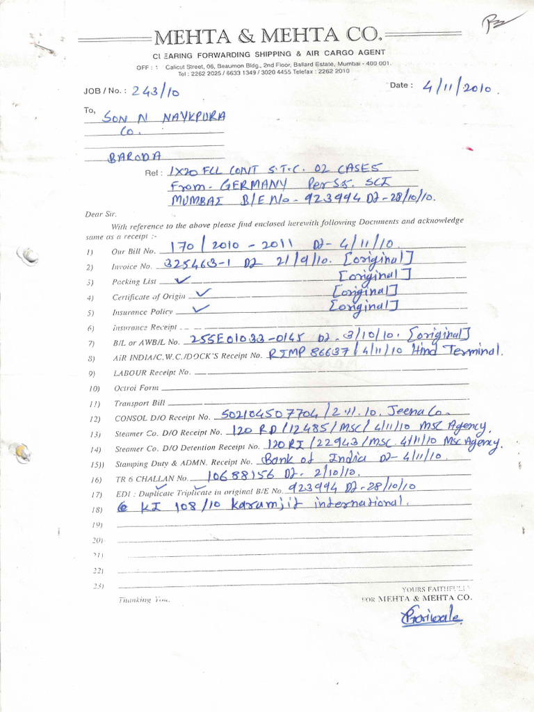 Mehta & Mehta Co_ | PDF