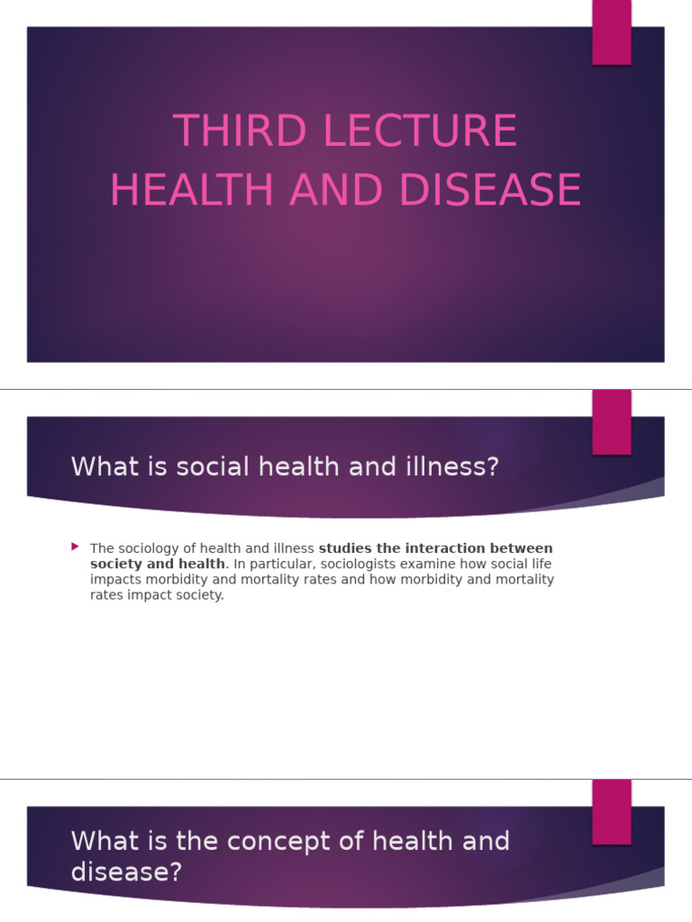 Understanding Social Health and Disease | PDF | Health Equity | Liberal ...