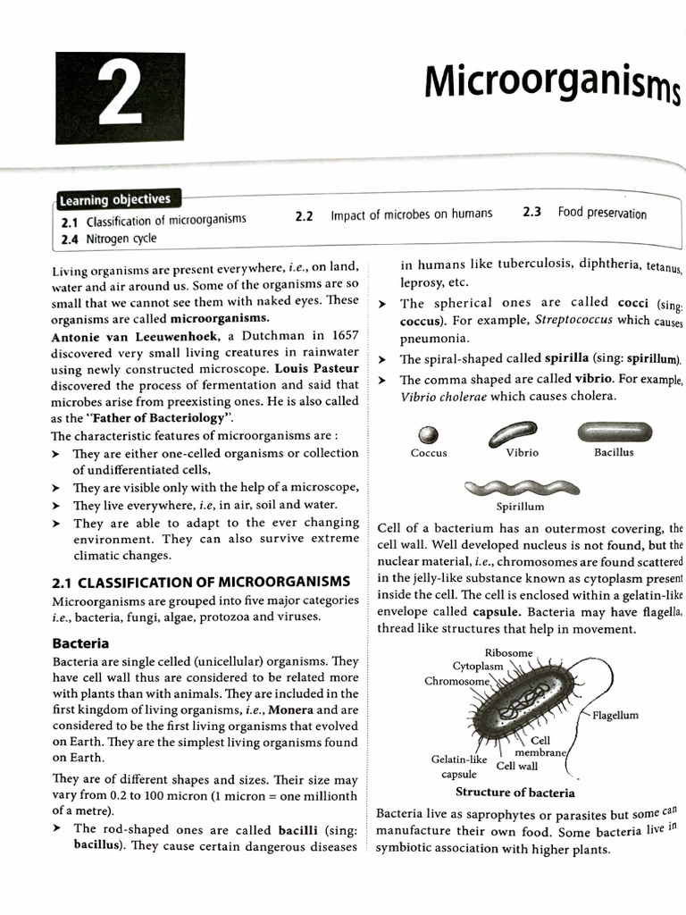 Microorganisms Notes | PDF