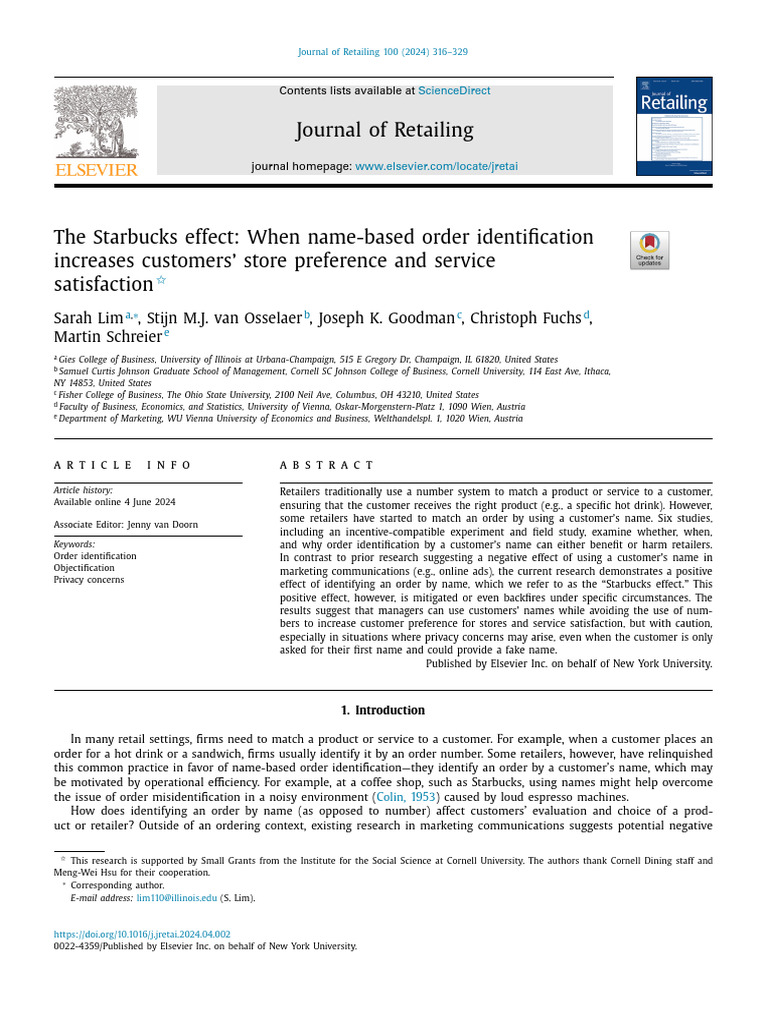 The Starbucks Effect | PDF | Marketing Communications | Privacy