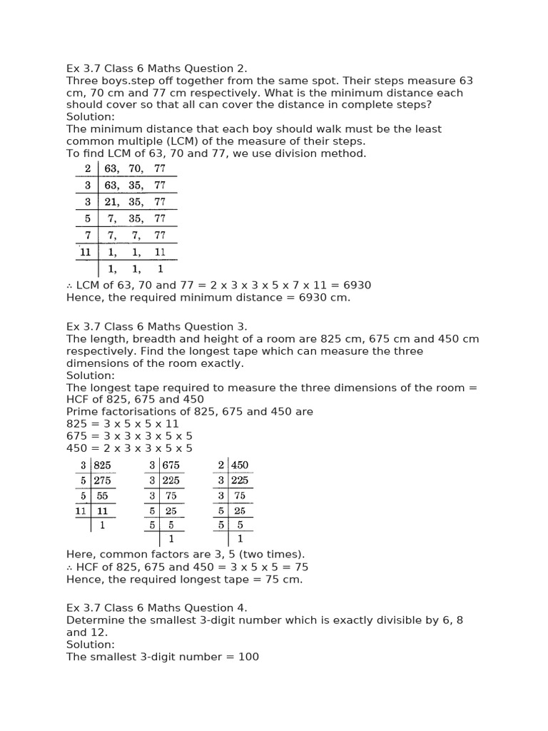 Chapter 3_class6_Palying with number | PDF | Discrete Mathematics | Elementary Mathematics