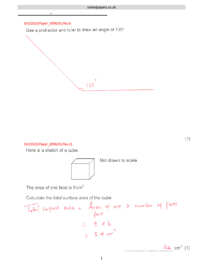 2023 2D and 3D Shapes Checkpoint Primary Math | PDF