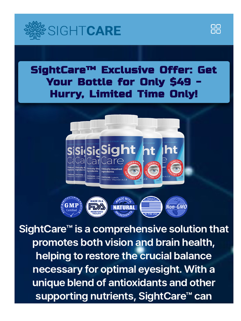 SightCare: Honest Reviews, Side Effects, and Discounts in New York ...