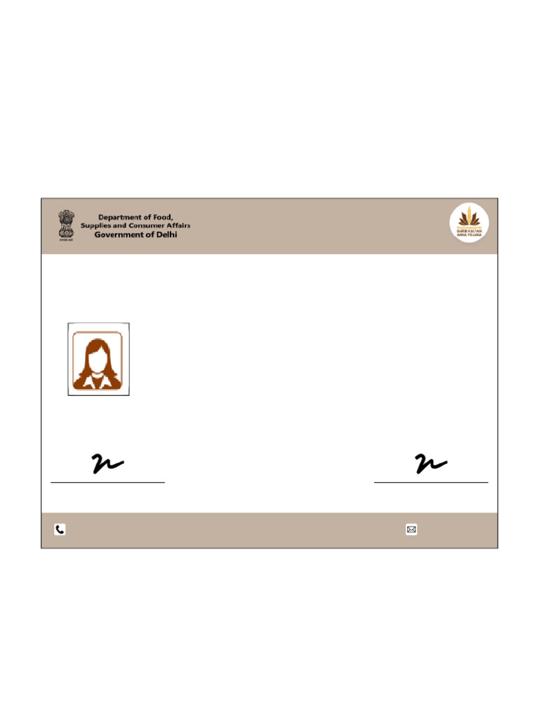 Ration Card | PDF