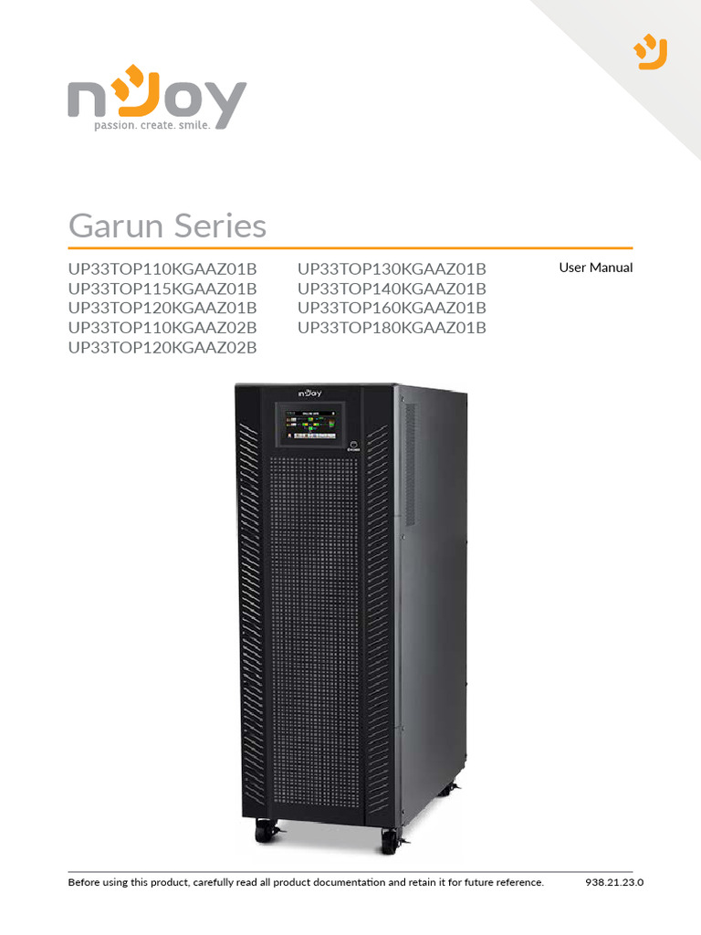 Garun Series UPS User Manual | PDF | Power Inverter | Power Supply