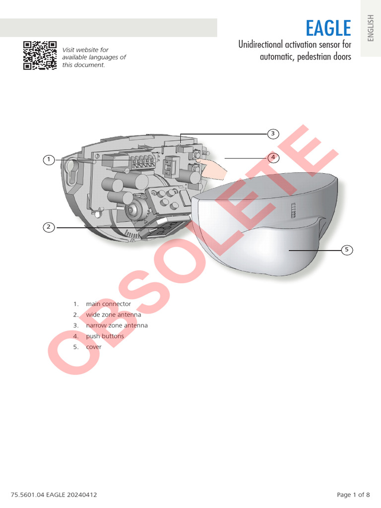 EAGLE Unidirectional Door Sensor Guide | PDF | Safety | Door