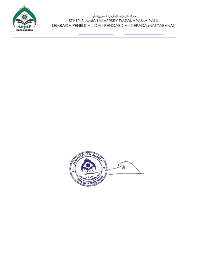 Seminar Hasil Penelitian UIN Datokarama 2024 | PDF