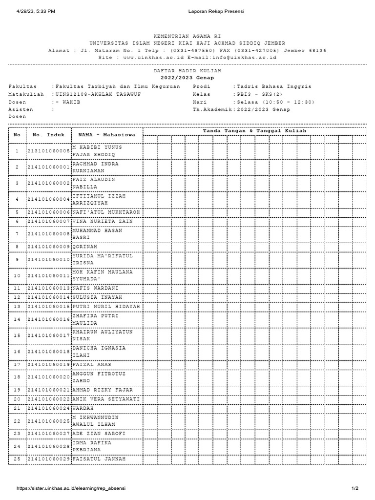AT PBI3 Kosong | PDF