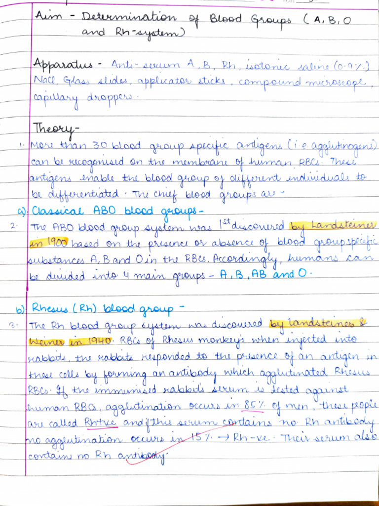 blood typing | PDF | Hematology | Blood