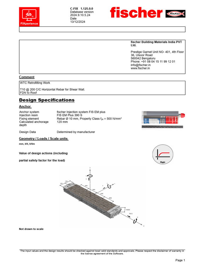 WTC T10@ 200 C-C Horizontal Rebar For Shear Wall | PDF | Software ...