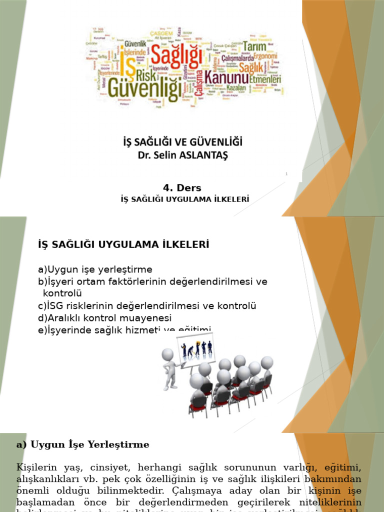 İSG 4. Ders (Sağlık Yönetimi) | PDF