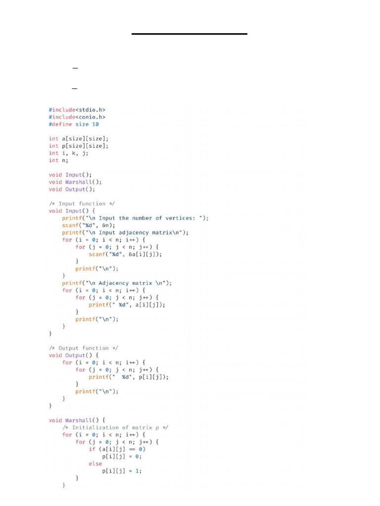 Floyd Warshall Pathfinding | PDF