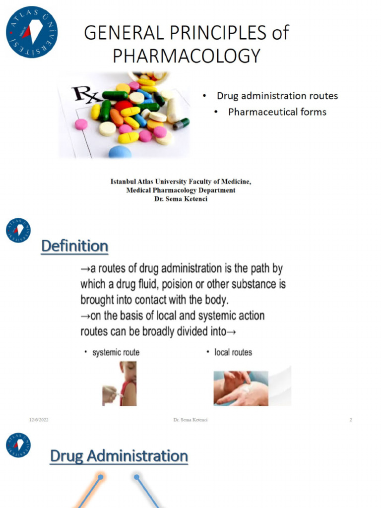 Drug Administration Routes and Pharmaceutical Forms | PDF