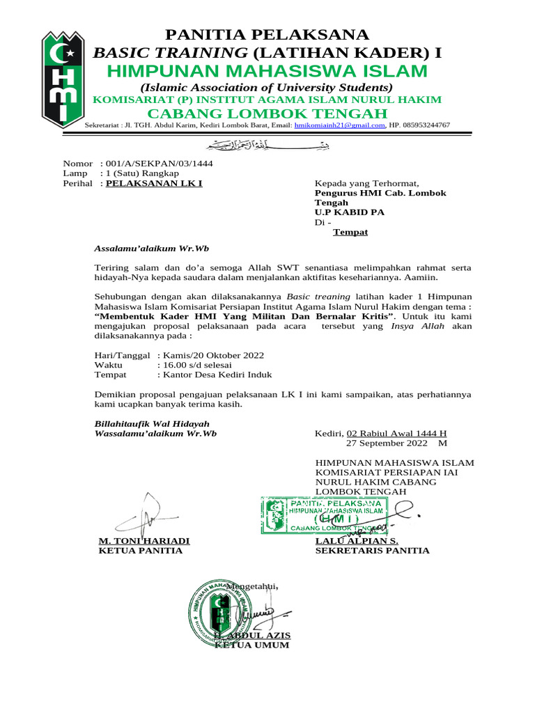 Proposal HMI Jilid II | PDF