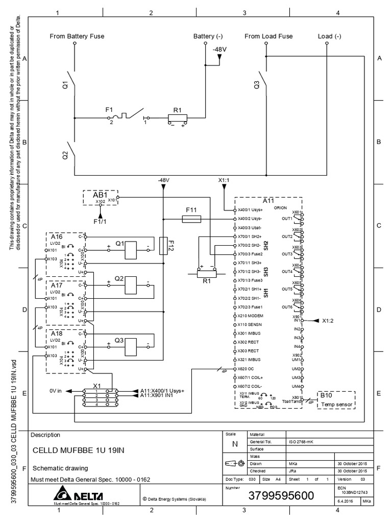 Delta Energy Systems Schematic Drawing | PDF