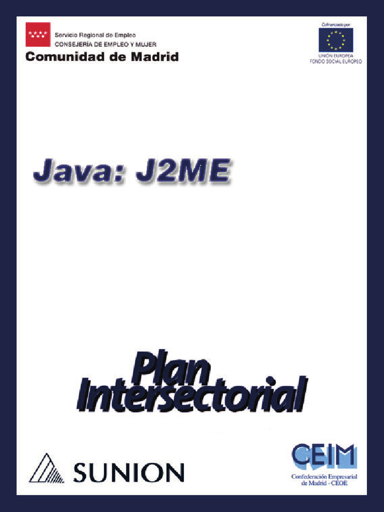 Curso J2ME | PDF | Java (lenguaje de programación) | Informática