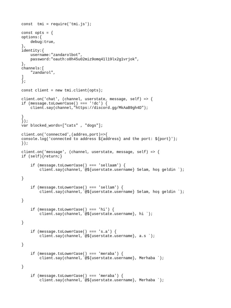 Zandarol Kodlar | PDF