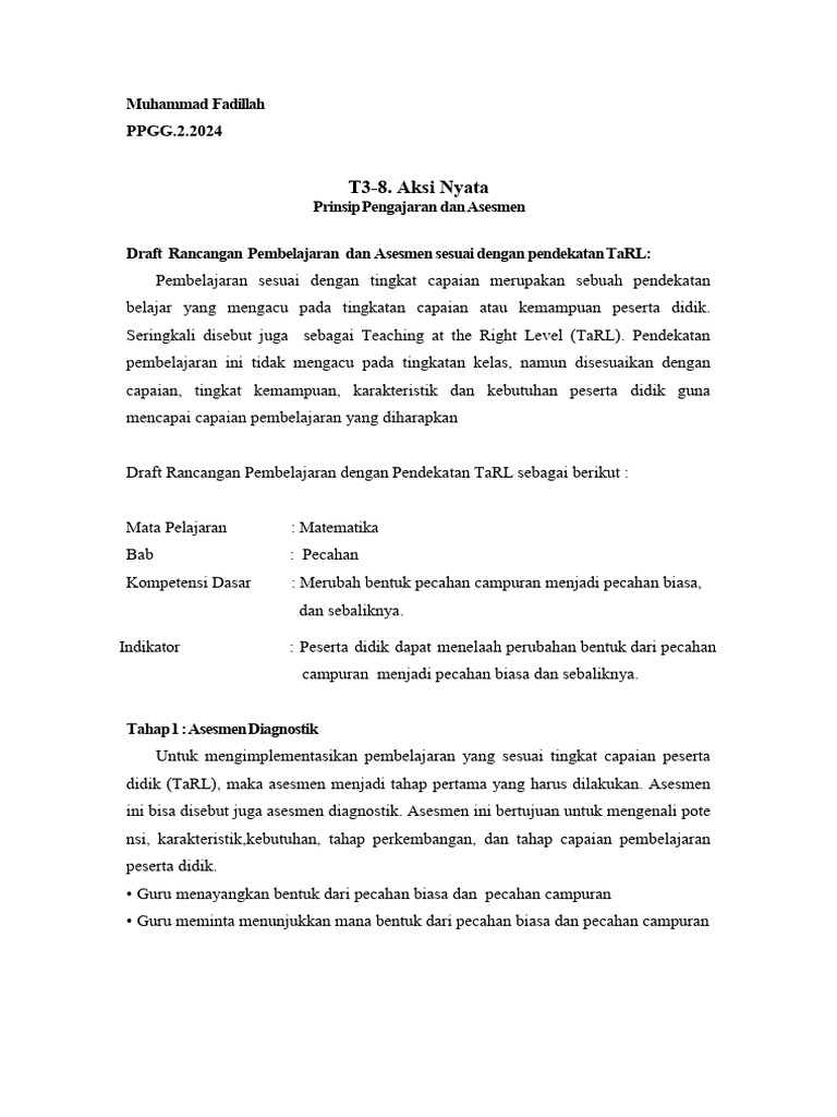 T.3.8 Aksi Nyata (PPA) (1) (1) | PDF