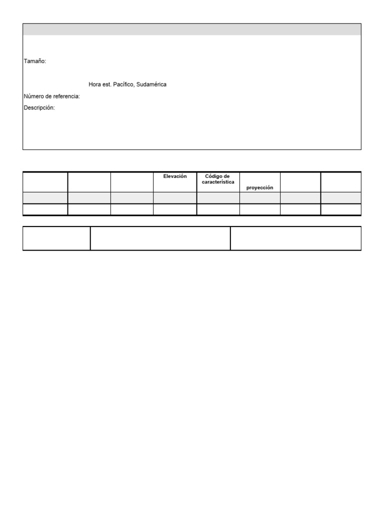 4.lista de Puntos - UTM | PDF