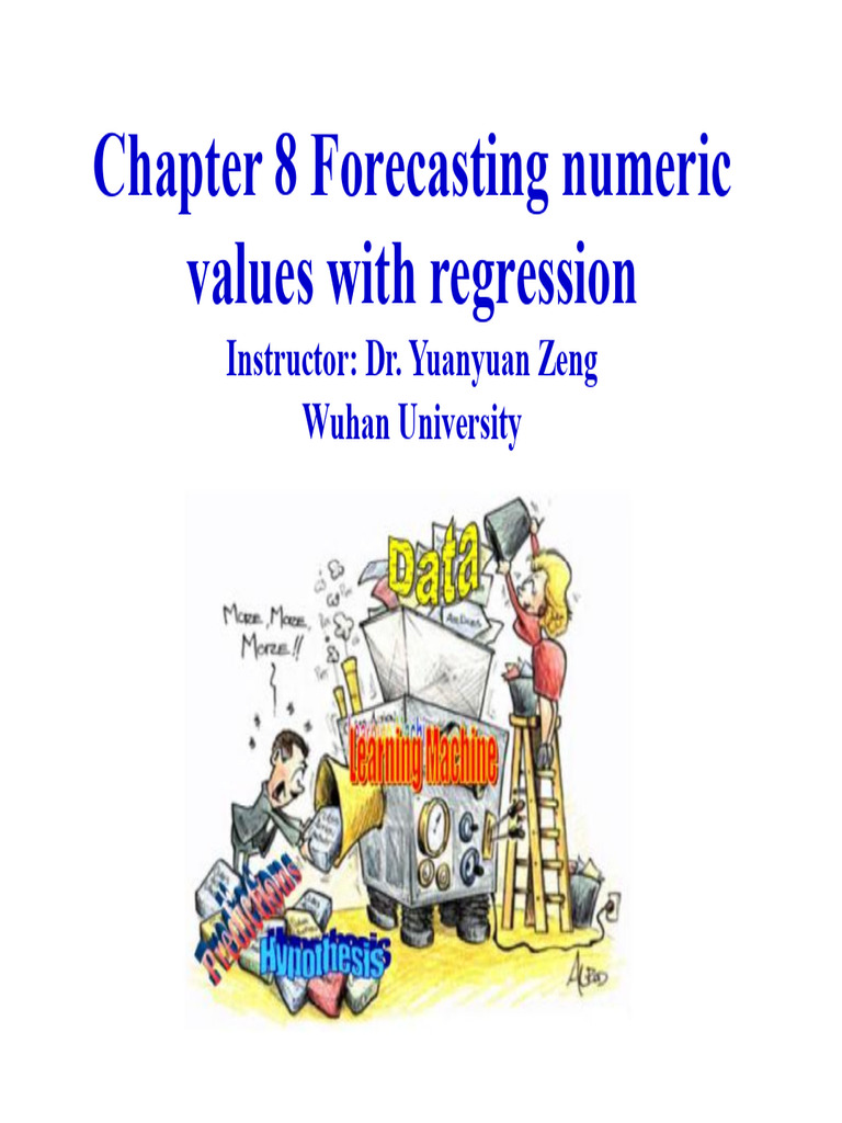 Lecture8：Chapter 8 regression | PDF