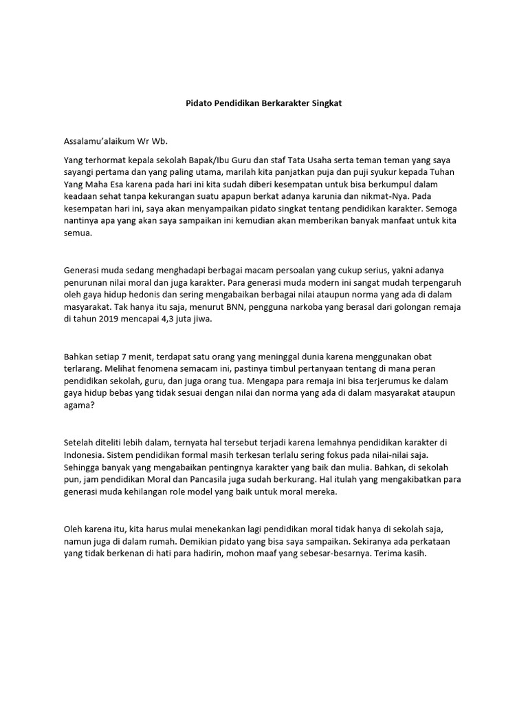 Saya sedang berbagi 'pidato 2' dengan Anda | PDF