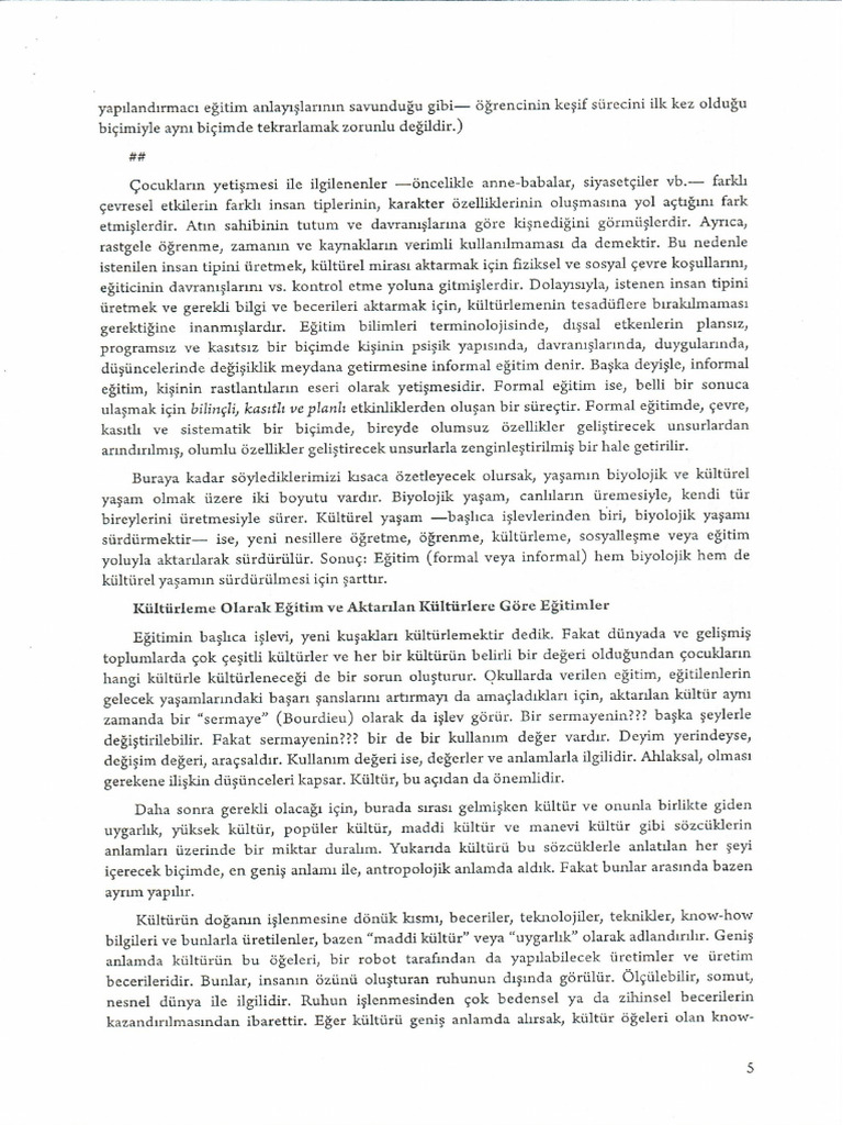 KuÌ Ltuì R Ve EgÌ Itim | PDF