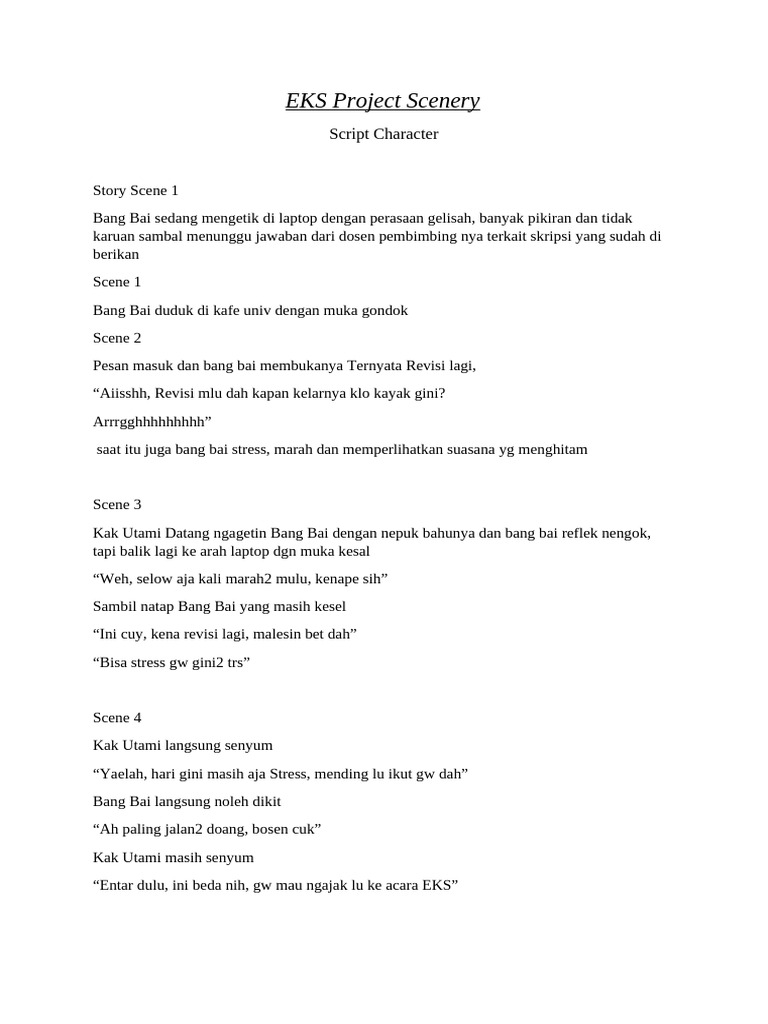 EKS Project Scenery | PDF