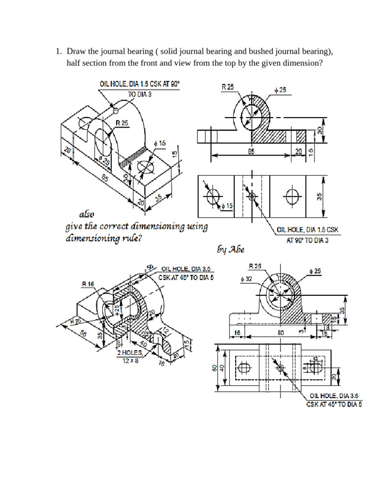 bearing work sheet | PDF