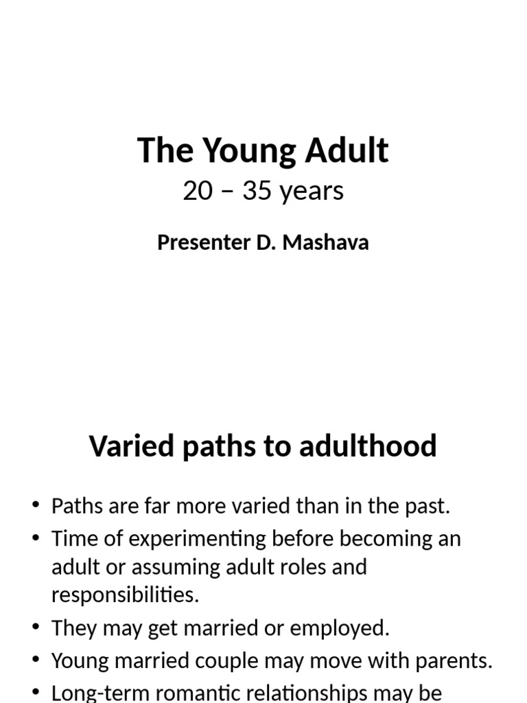 16 B. The Young Adult | PDF | Intimate Relationships | Remarriage