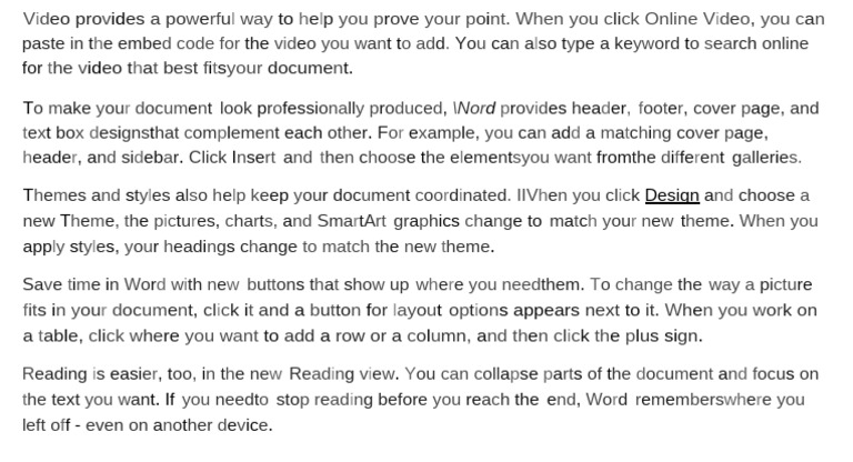 Word Random Text | PDF