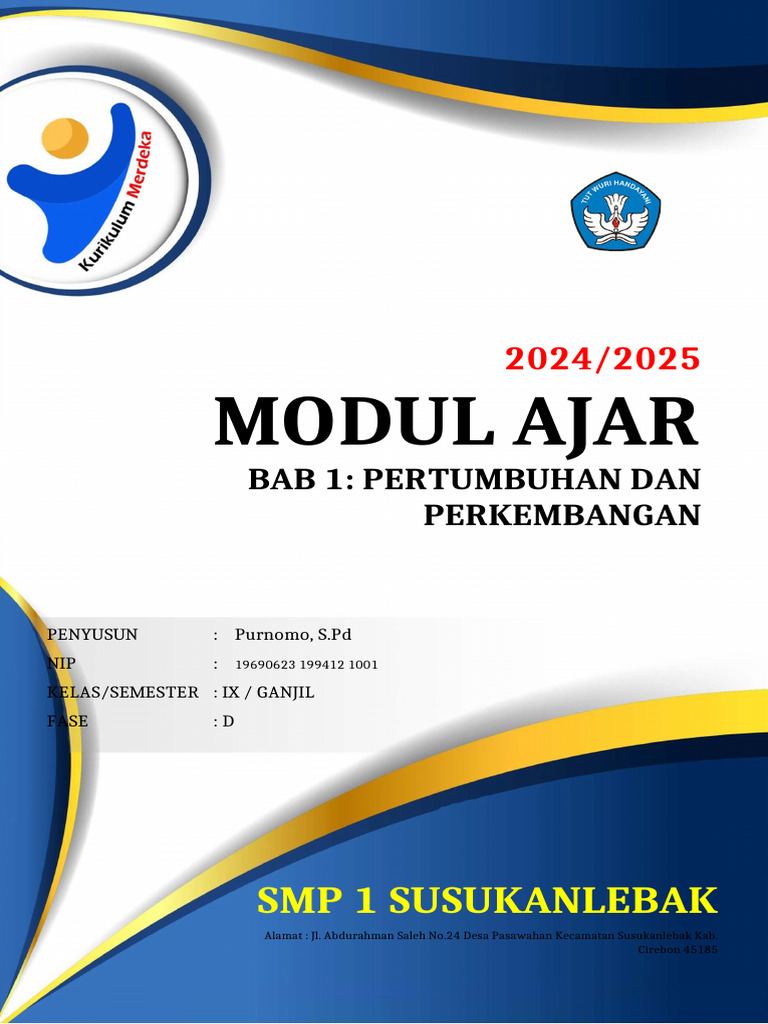 MA Bab 1 Modul Ajar IPA Kelas 9 | PDF
