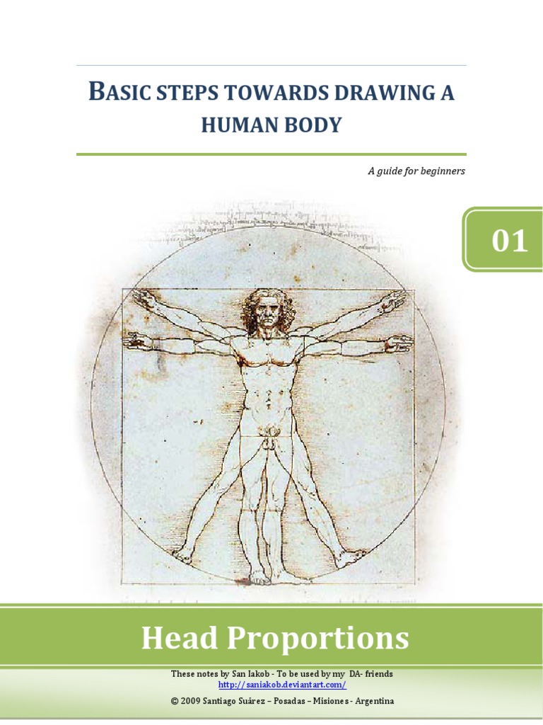 Asic Steps Towards Drawing A Human Body: A Guide For Beginners | PDF ...