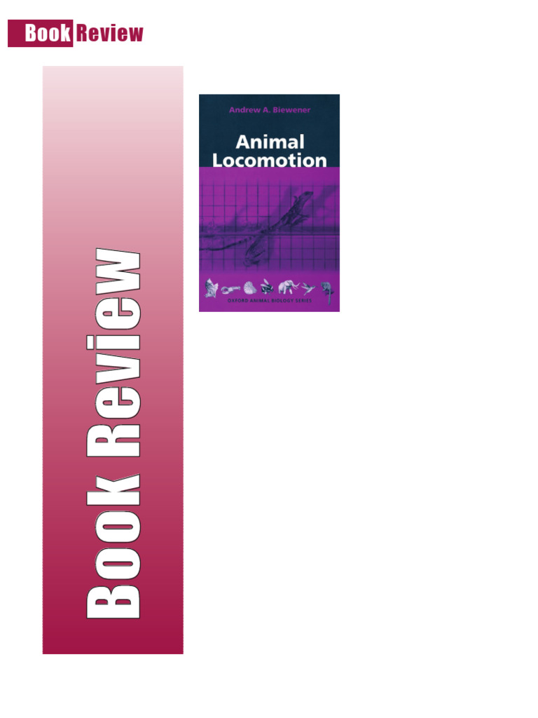 Comprehensive Review of Animal Locomotion | PDF | Animal Locomotion ...