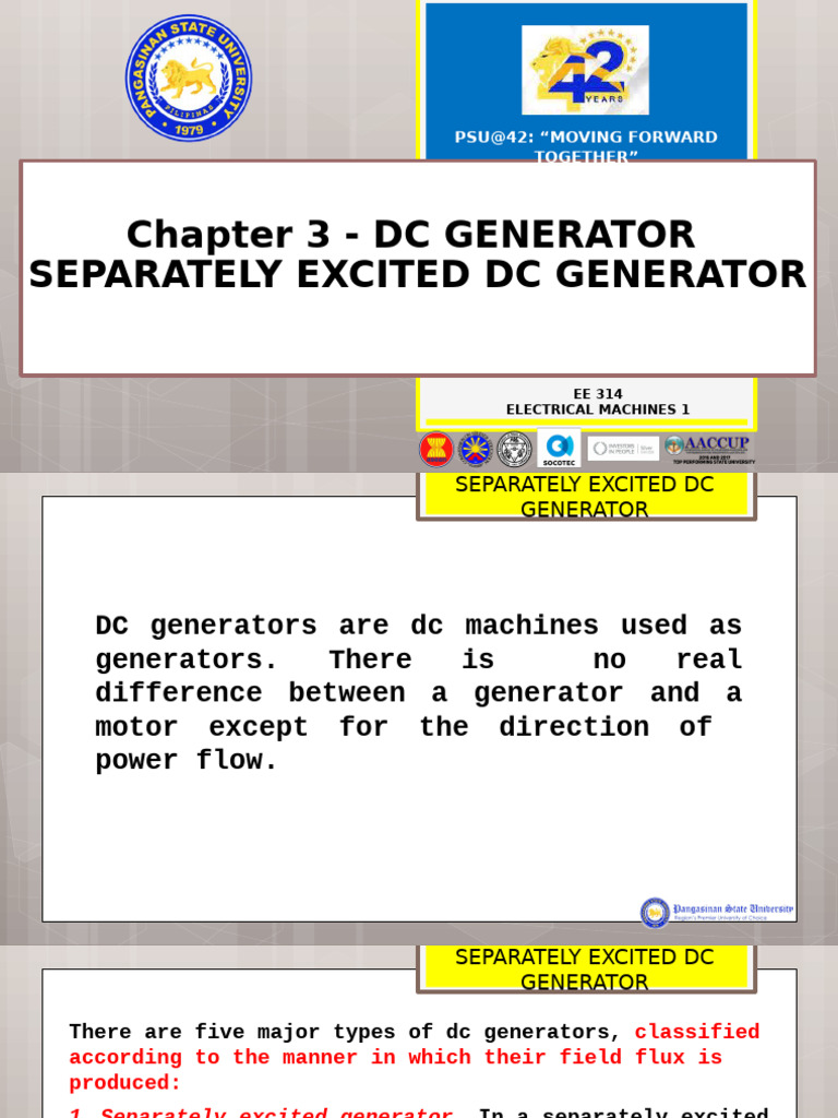 DC Generator - Separately Excited | PDF | Electric Generator | Direct ...