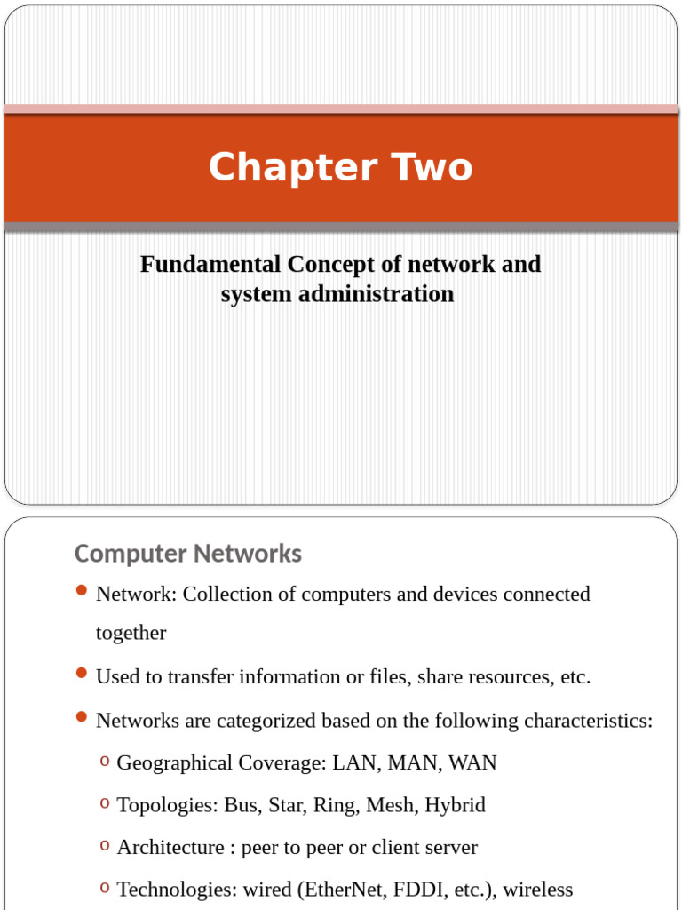 Chapter Two | PDF | Internet Protocol Suite | Computer Network