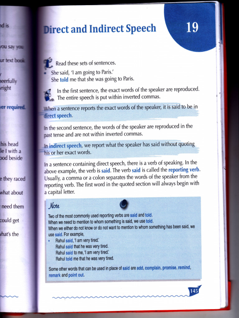 Direct Indirect Speech | PDF | Linguistics | Semantics