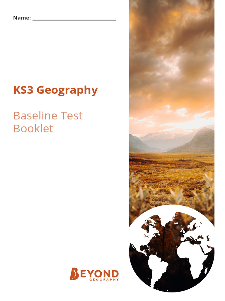 KS3 Geography Baseline Test Booklet A4 | PDF | Coast | Geography KS3 Geography Baseline Test Booklet A4 | PDF | Coast | Geography