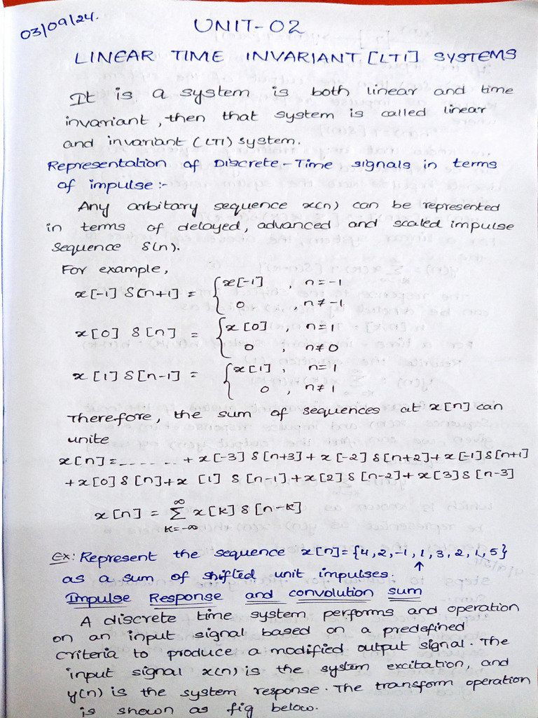 SS UNIT -2 | PDF | Signal Processing | Digital Signal Processing