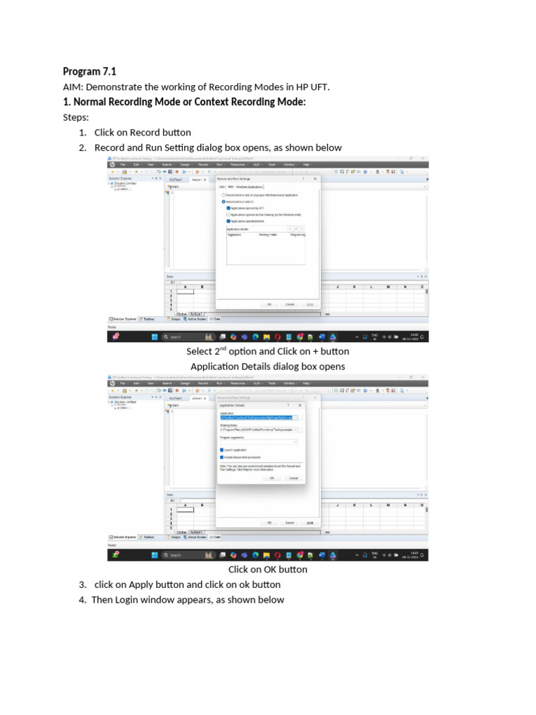 SERECORD | PDF | Dialog Box | Software