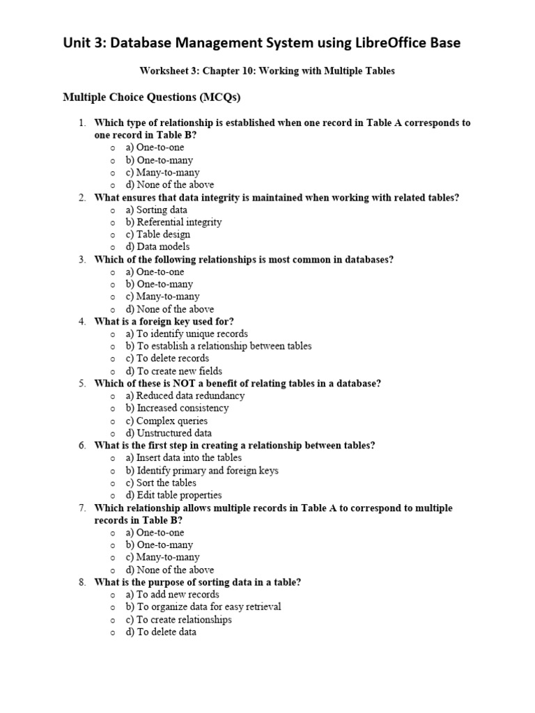 Dbms Worksheet7 Pdf Databases Information Science