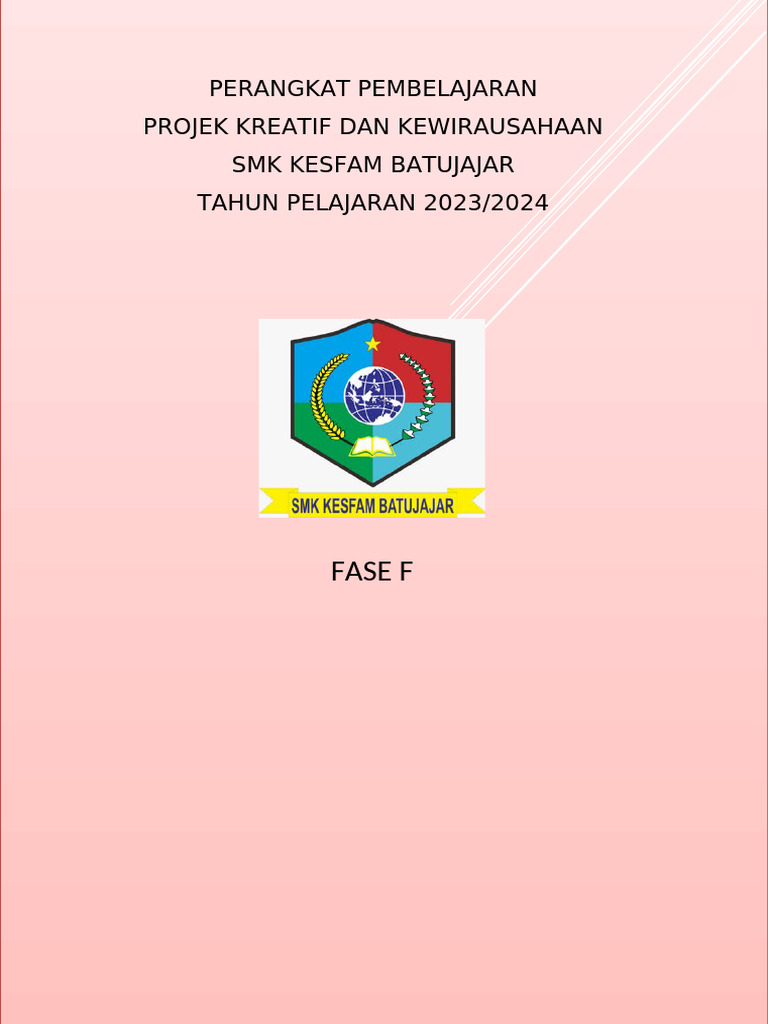 Modul Ajar PKK Fase F - Xi - 2023-2024 | PDF