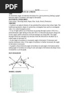Minimum Deviation Angle Experiment | PDF