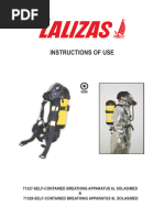 SCBA User Manual and Maintenance Guide | PDF | Valve | Breathing