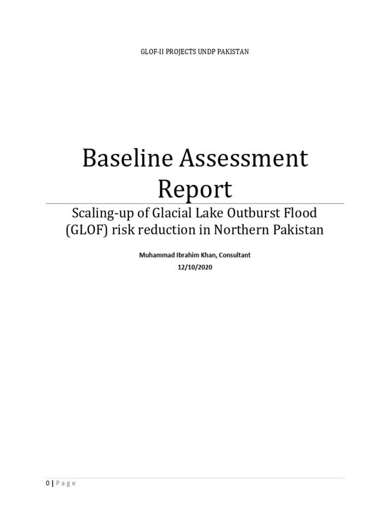 Baseline Assessment Report Final 13-OCT-2020 | PDF | Survey Methodology ...