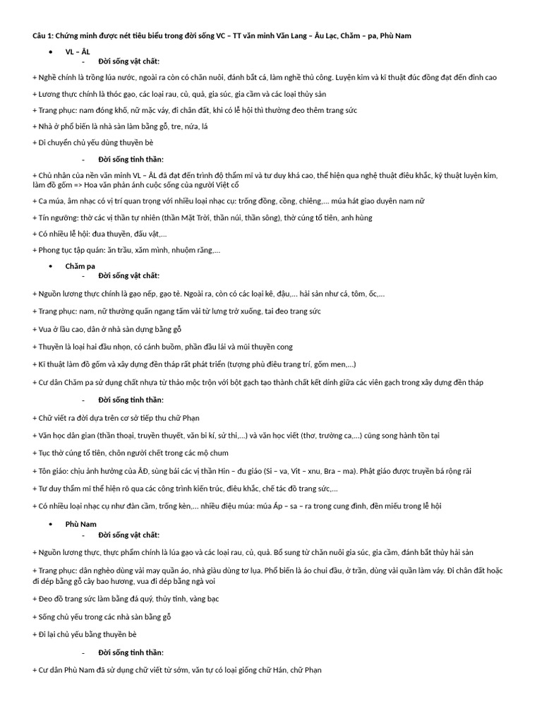 Lịch sử 10 - cuoiki 1 | PDF