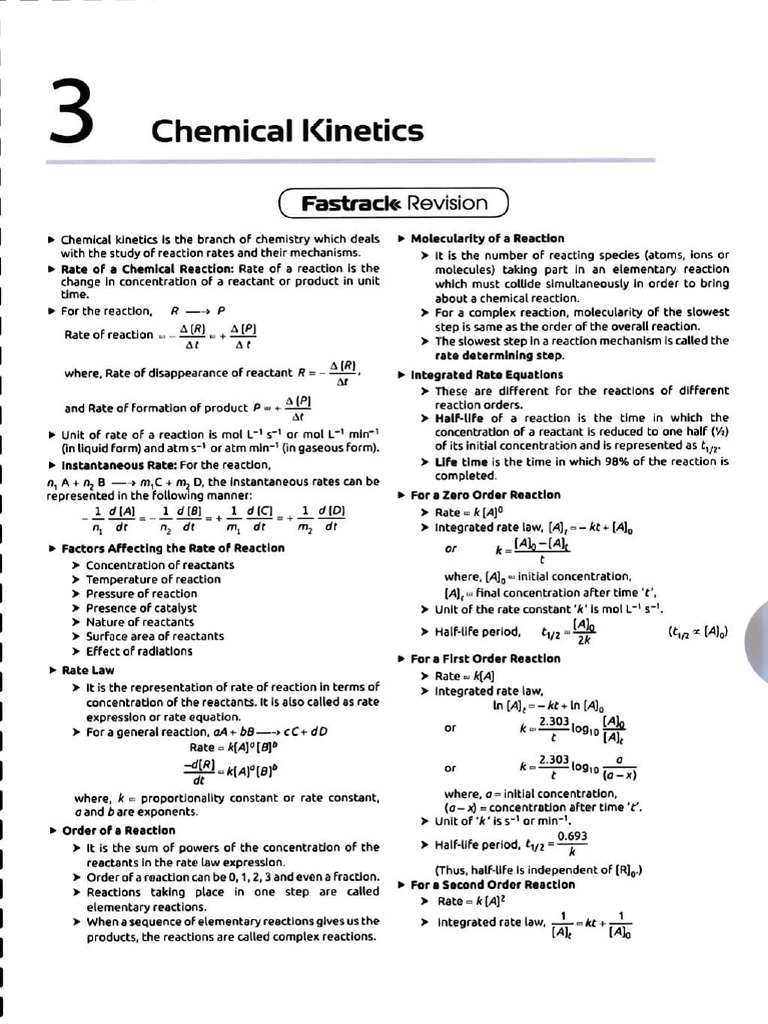 Chemical Kinetics | PDF | Reaction Rate | Chemical Kinetics
