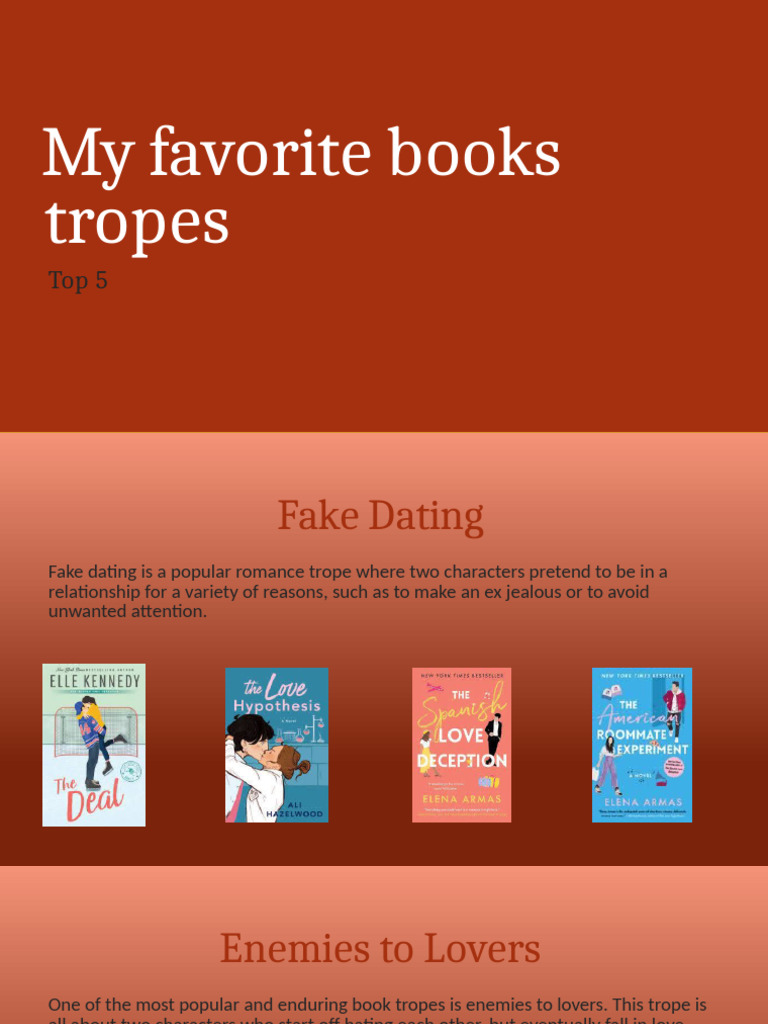 My Favorite Books Tropes | PDF
