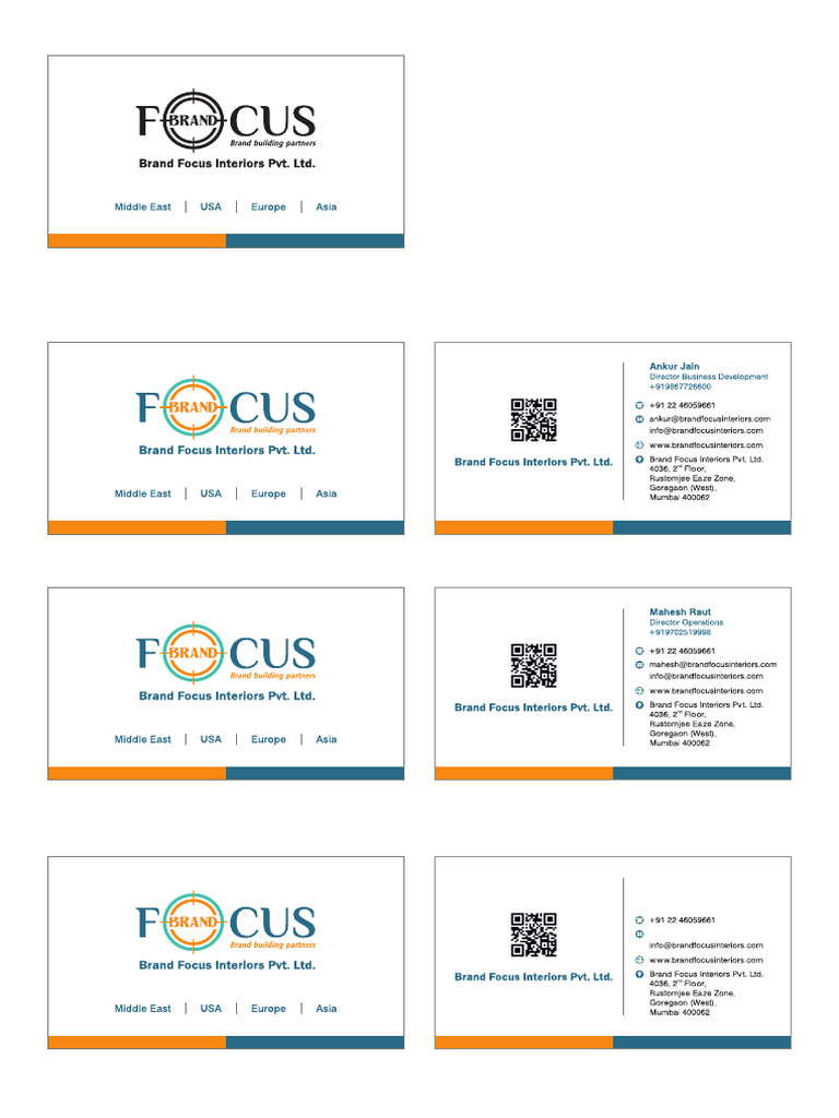 Brand Focus Visiting Card c2c | PDF