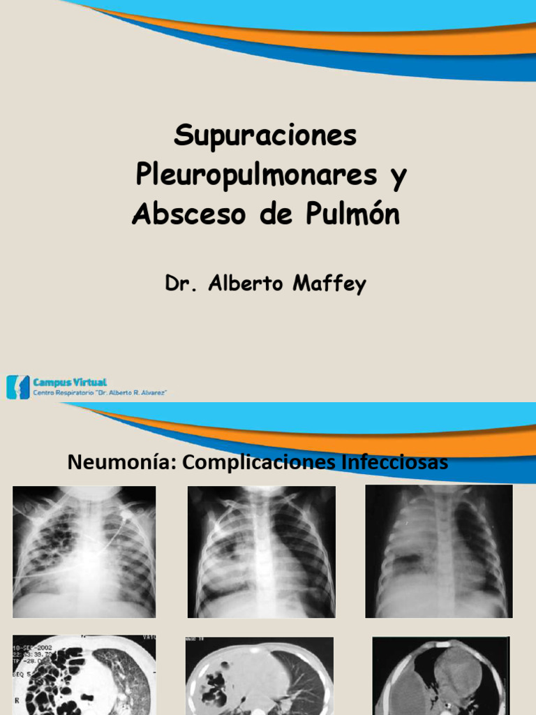 Supuraciones Pleuropulmonares | PDF | Medicina CLINICA | Especialidades ...