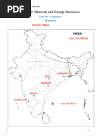 Class 10 SST Map Work Guide | PDF